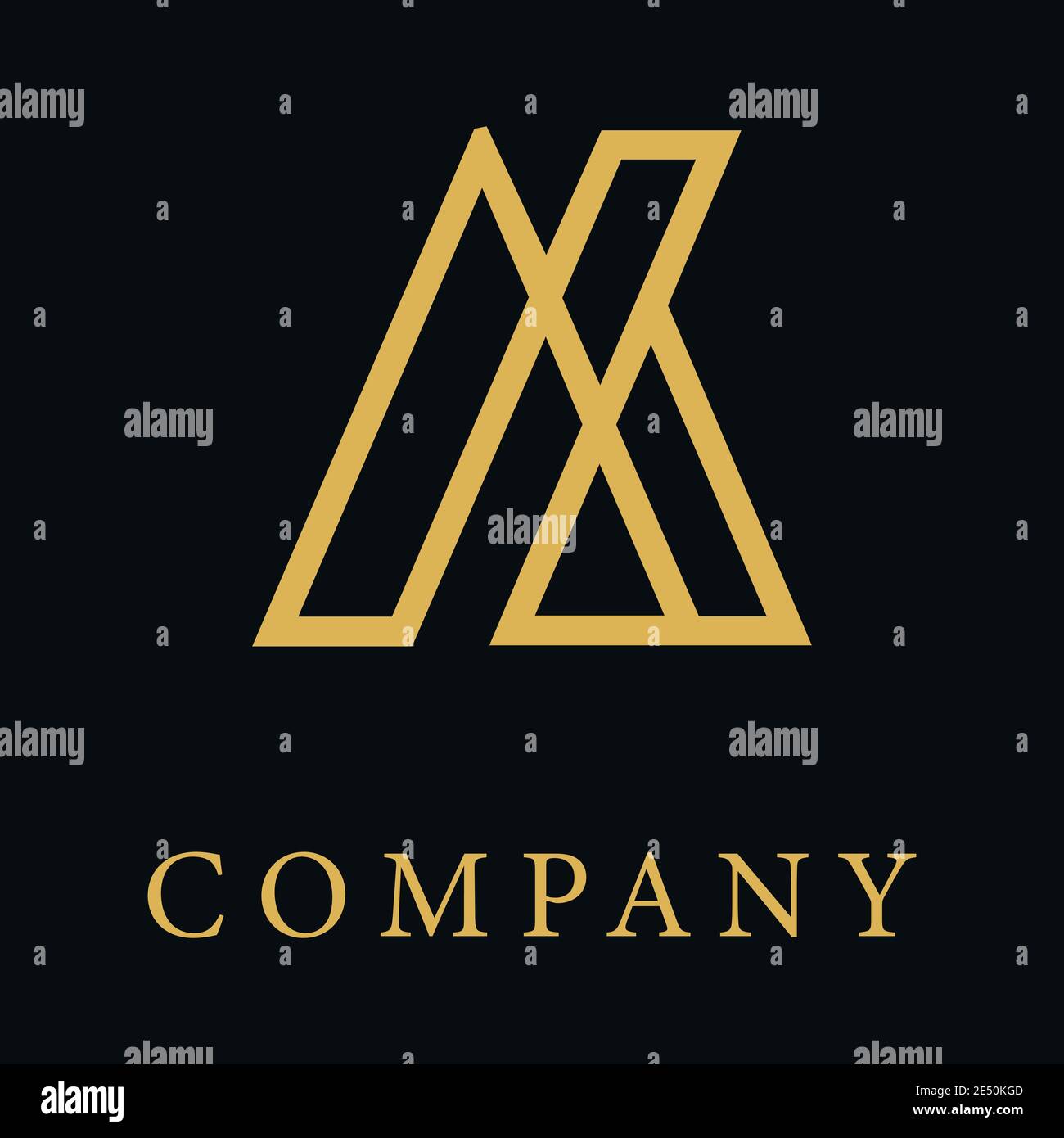 letter M logo marks, musical logo, inspirational logo vector and ...