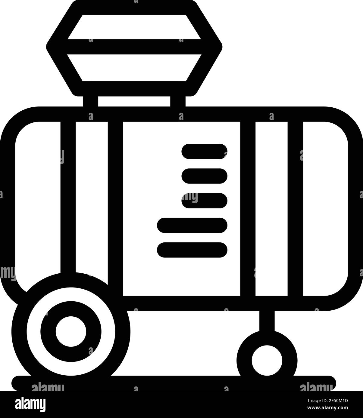 Car compressor icon. Outline car compressor vector icon for web design ...