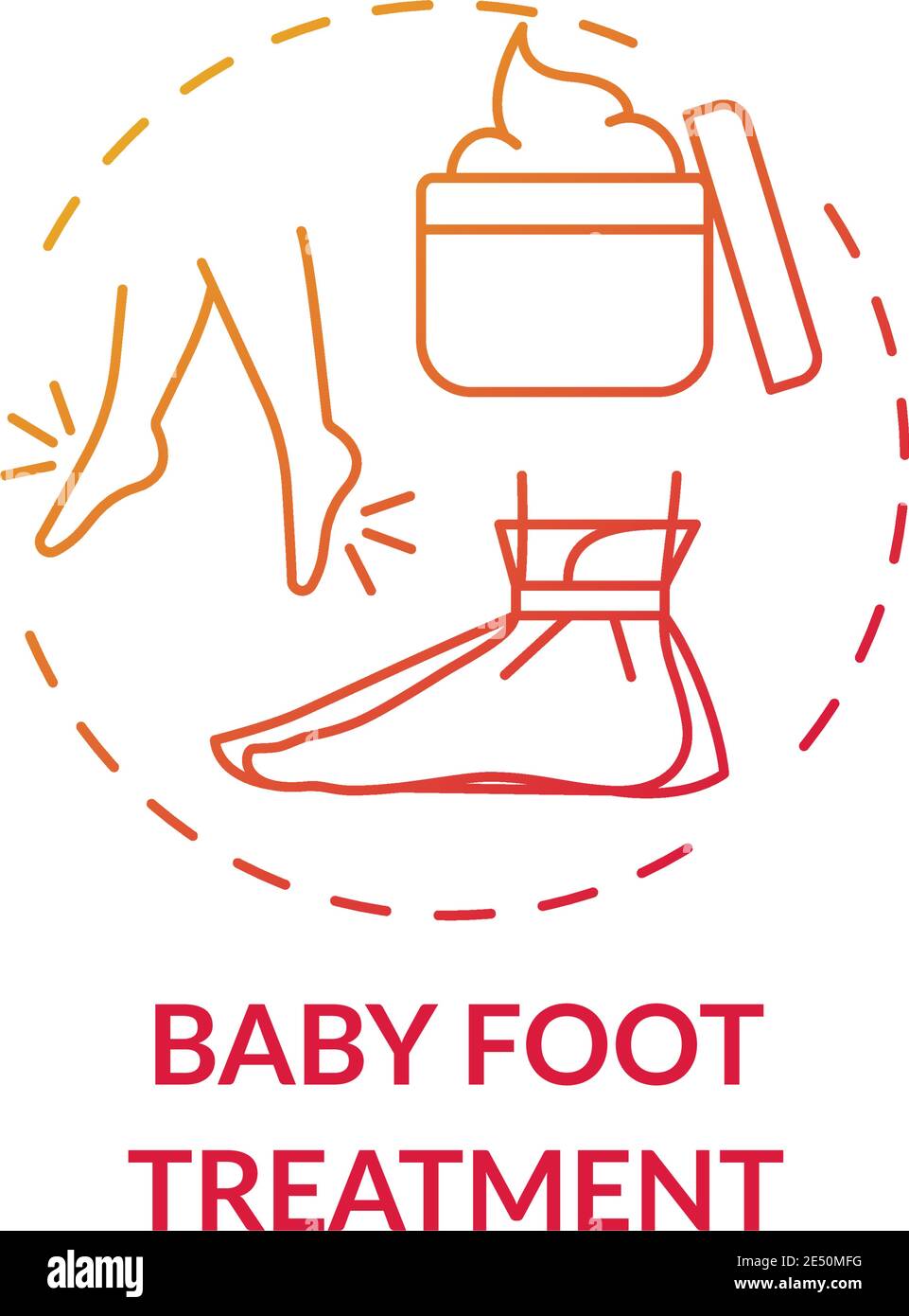 Foot cream woman Cut Out Stock Images & Pictures - Alamy