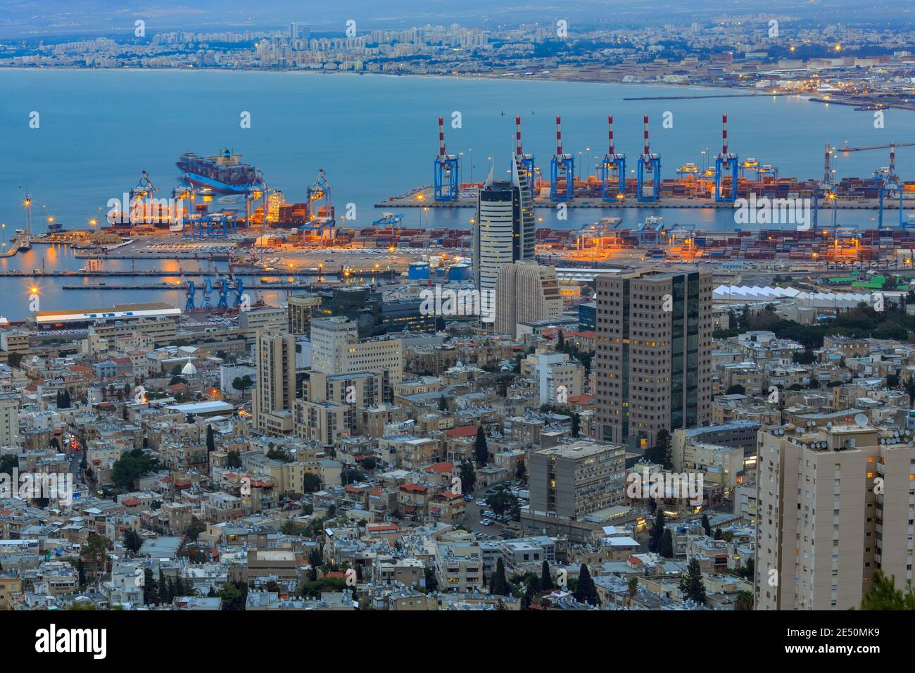 Haifa pier hi-res stock photography and images - Alamy