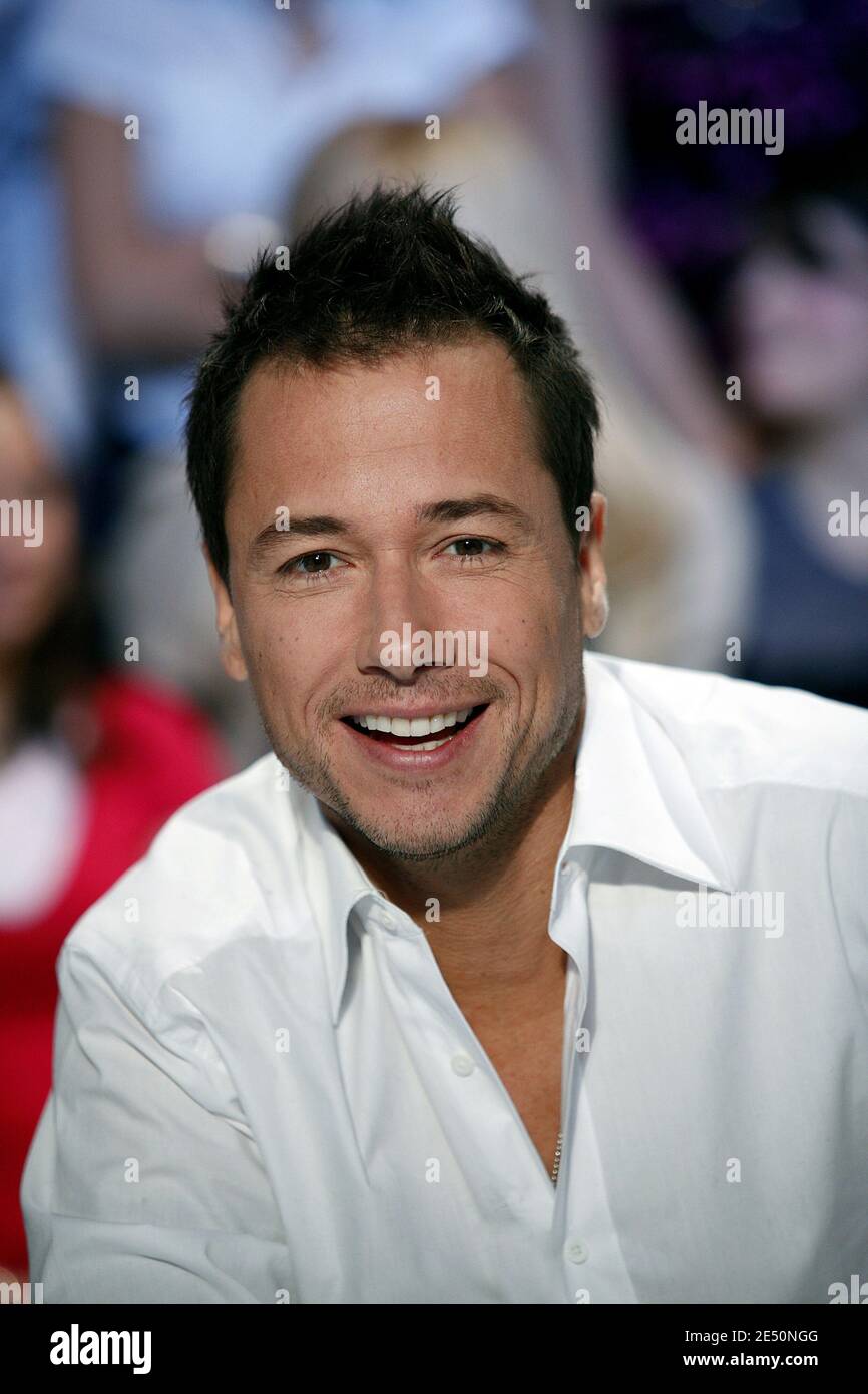 EXCLUSIVE - Stephane Rousseau attends the taping of a TV show in Paris ...