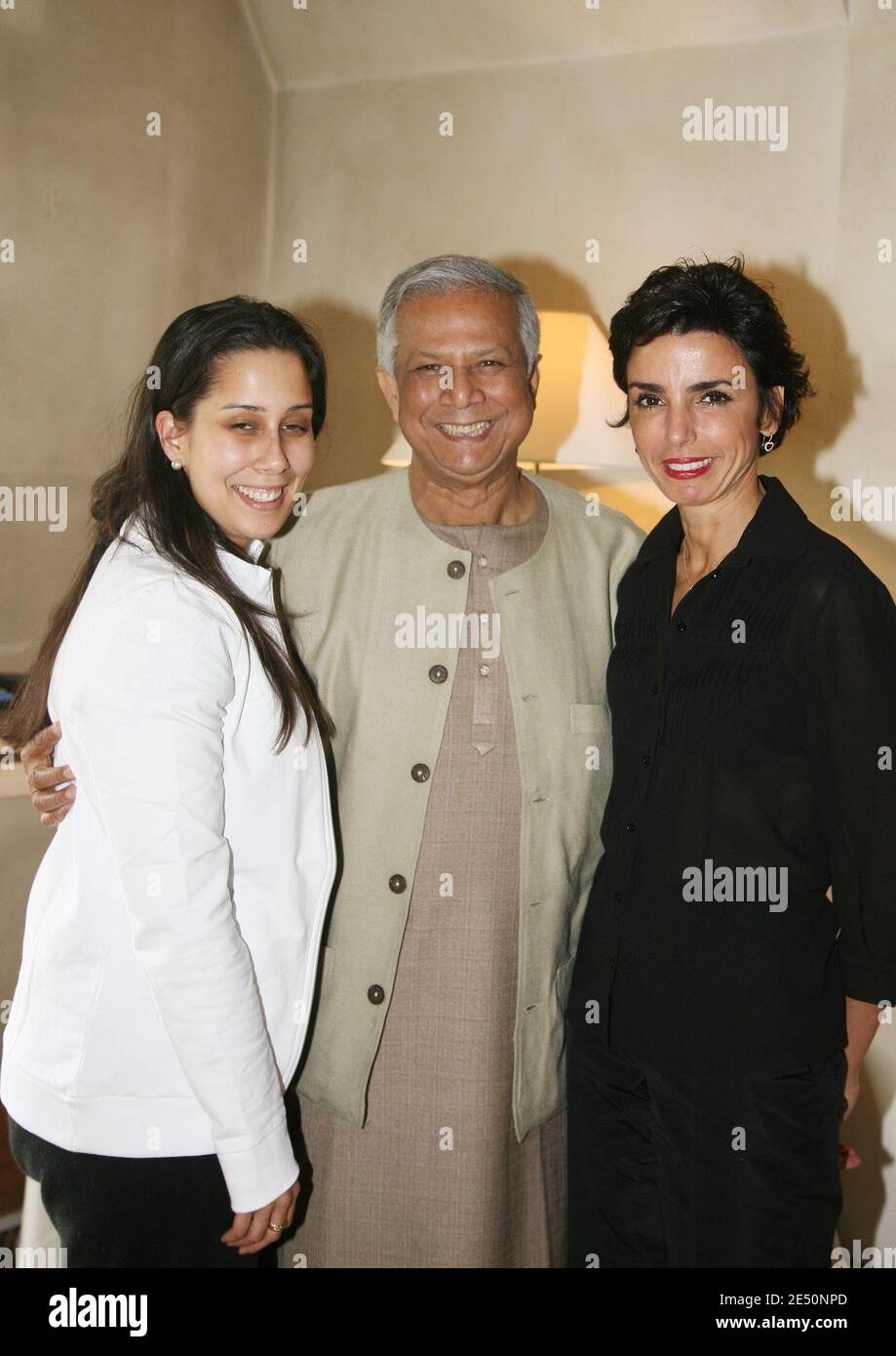 Bangladeshi Nobel Prize winner Muhammad Yunus and his daughter meet ...