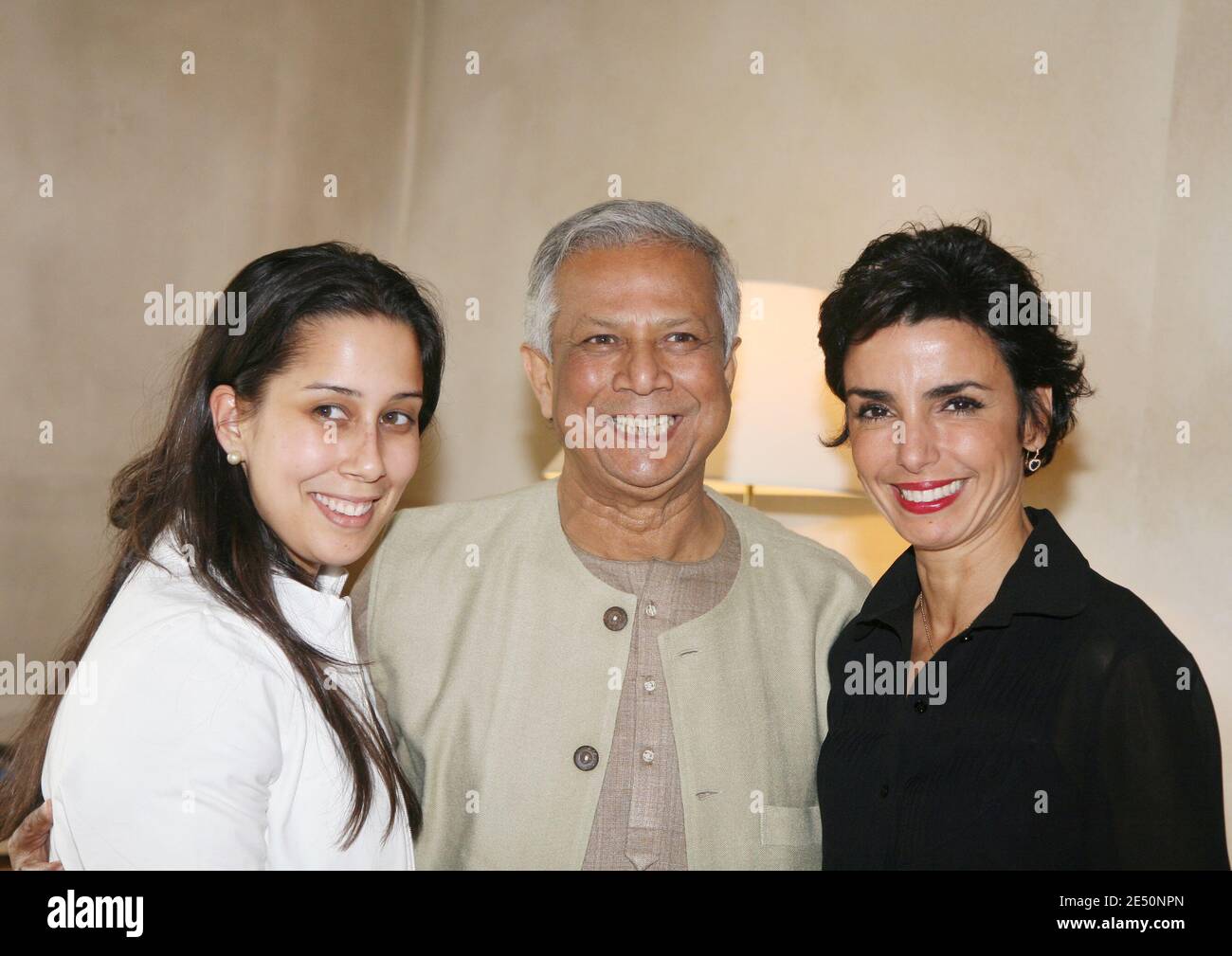 Bangladeshi Nobel Prize winner Muhammad Yunus and his daughter meet ...