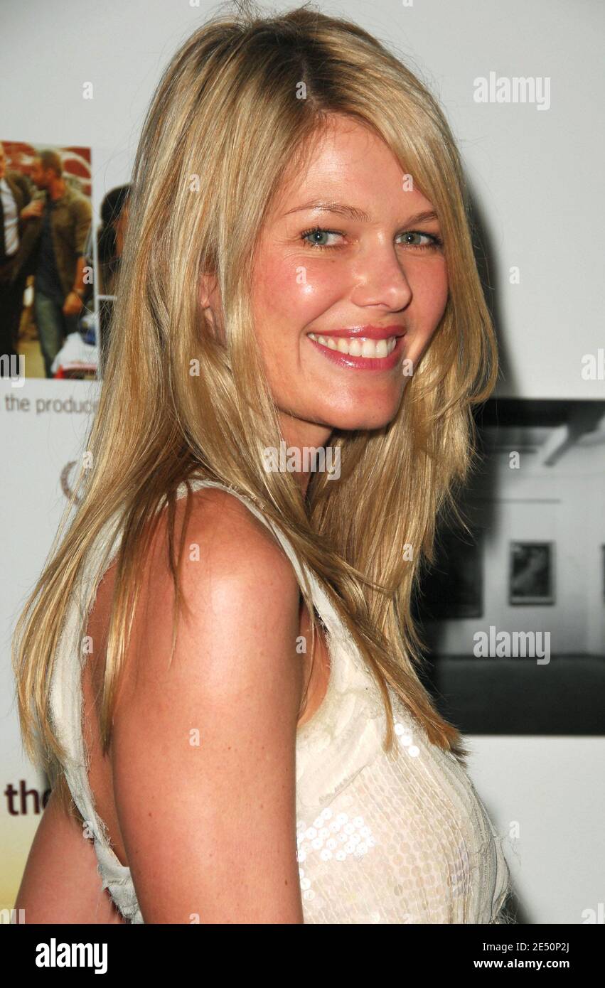 Model Ingrid Seynhaeve attends the premiere of 'The Visitor' at The ...