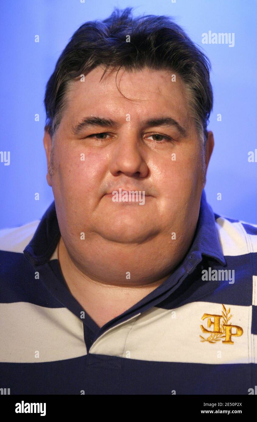 EXCLUSIVE - Pierre Menes attends the taping of a radio show in Paris ...