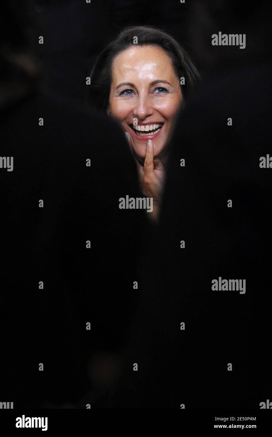 French socialist figure Segolene Royal signs copies of her book 'Ma ...