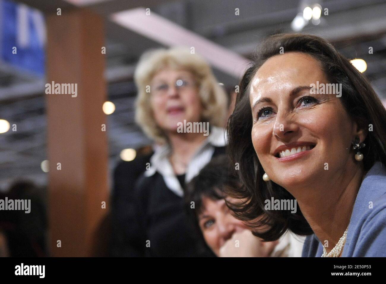 French socialist figure Segolene Royal signs copies of her book 'Ma ...