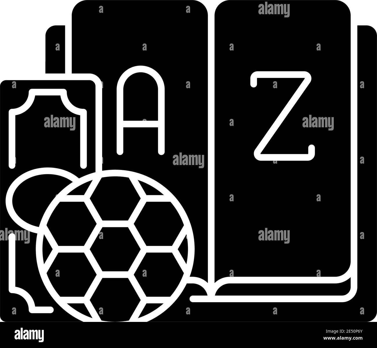 Icon glossary vocabulary Cut Out Stock Images & Pictures - Alamy