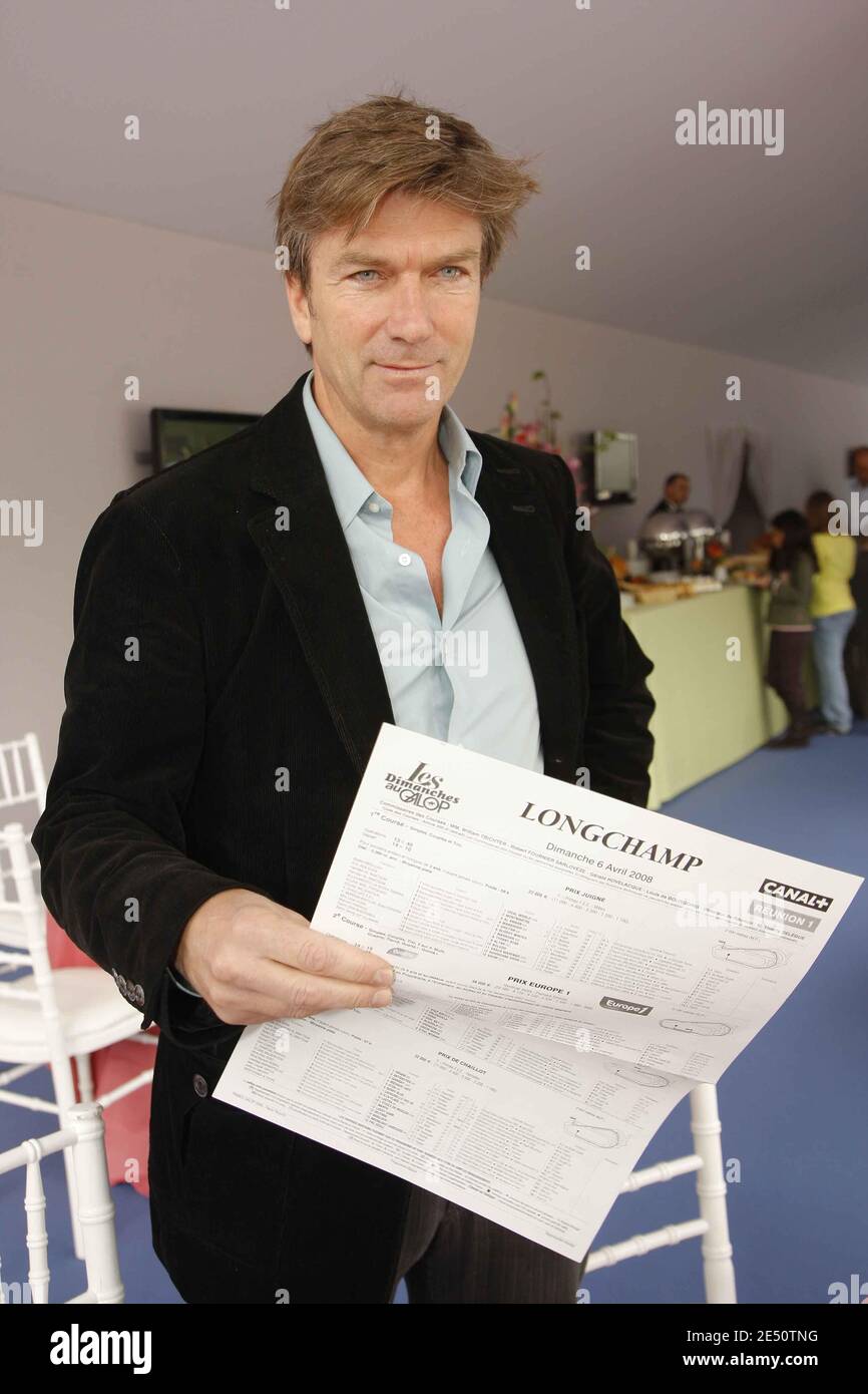 French actor Philippe Caroit attends the 'Dimanches de France Galop ...