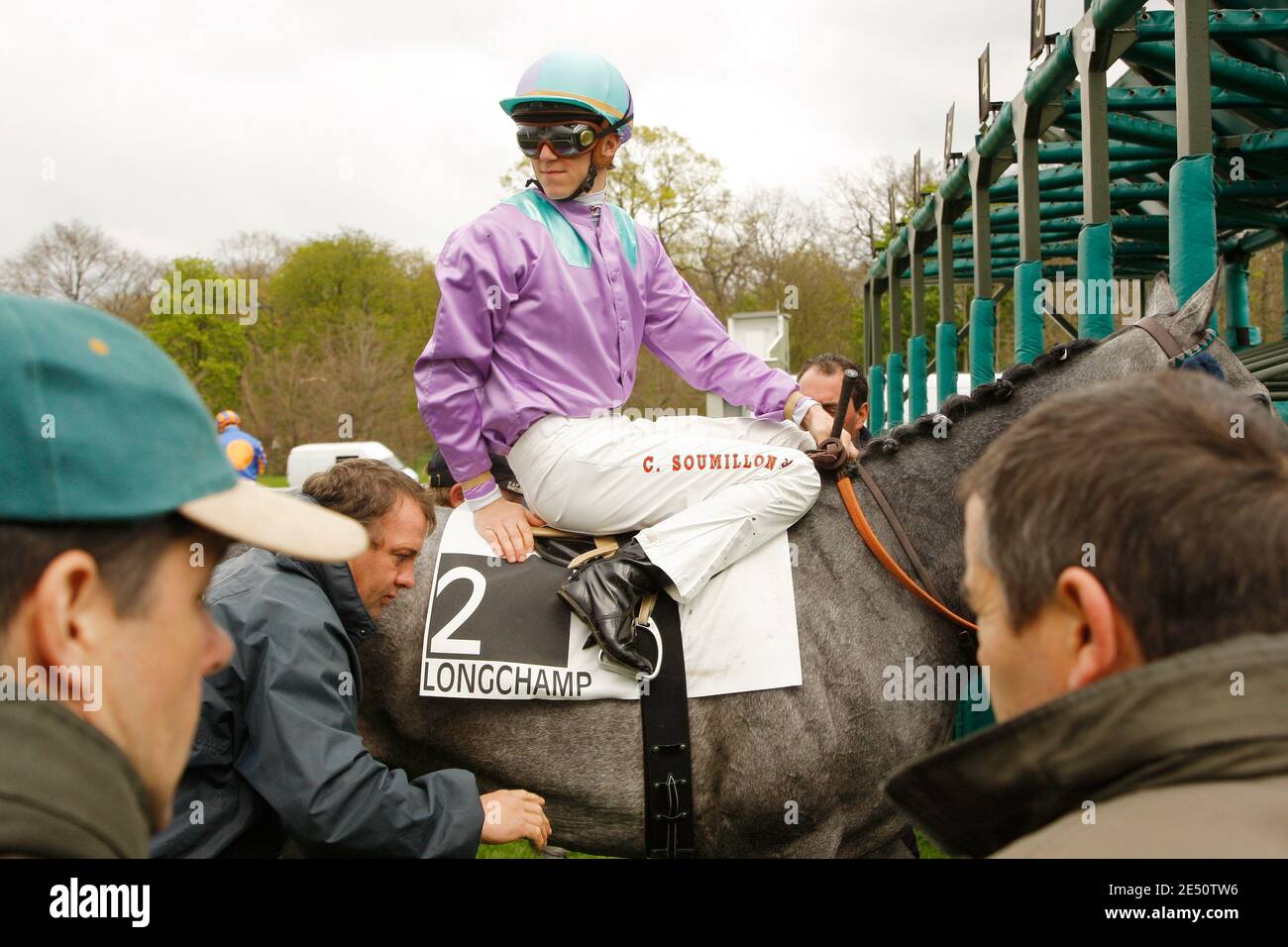 French jockey Christophe Soumillon attends the 'Dimanches de France ...
