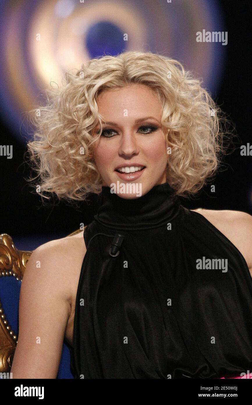 EXCLUSIVE - Lorie attends the taping of a TV show in Paris, France on ...