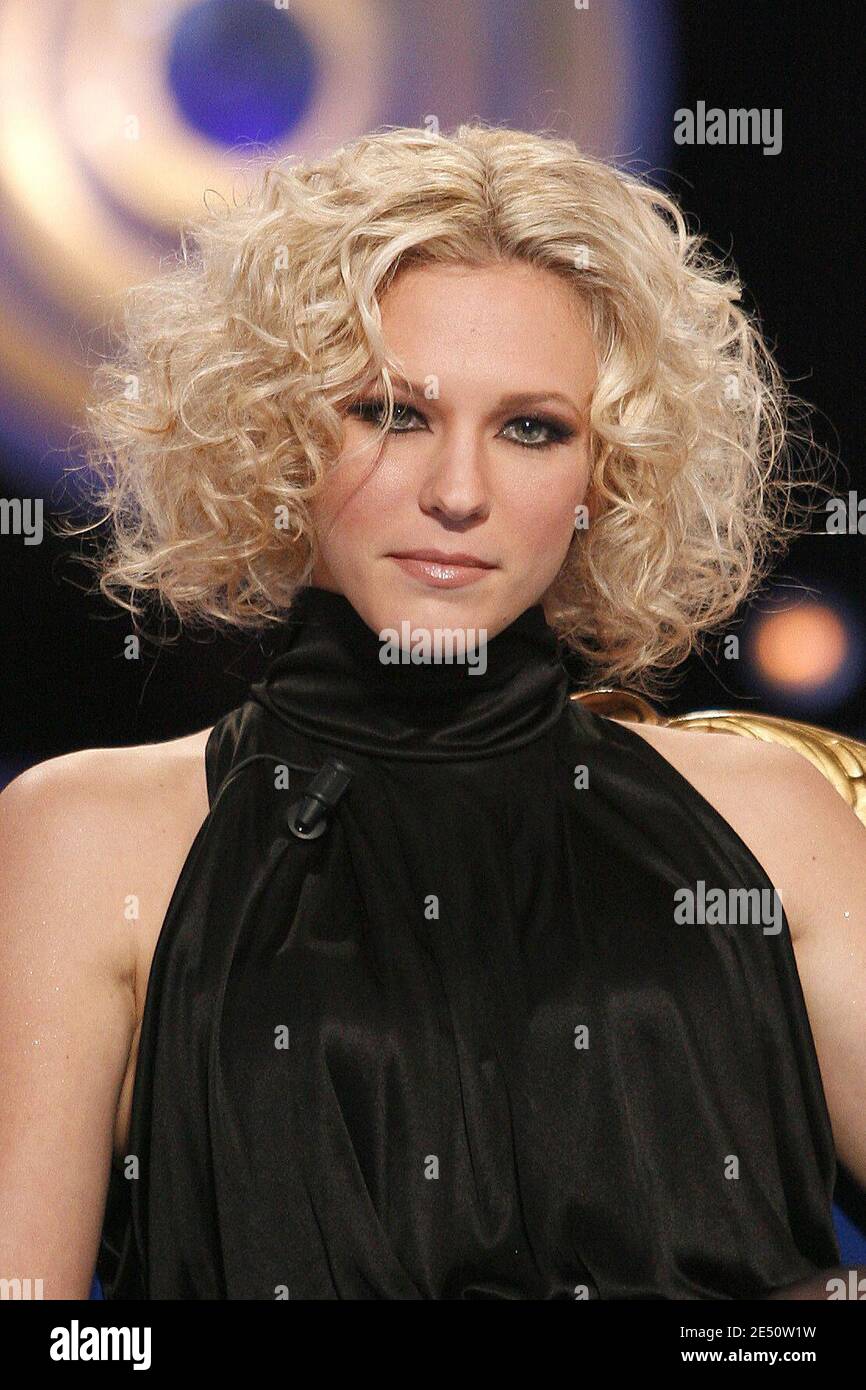 EXCLUSIVE - Lorie attends the taping of a TV show in Paris, France on ...