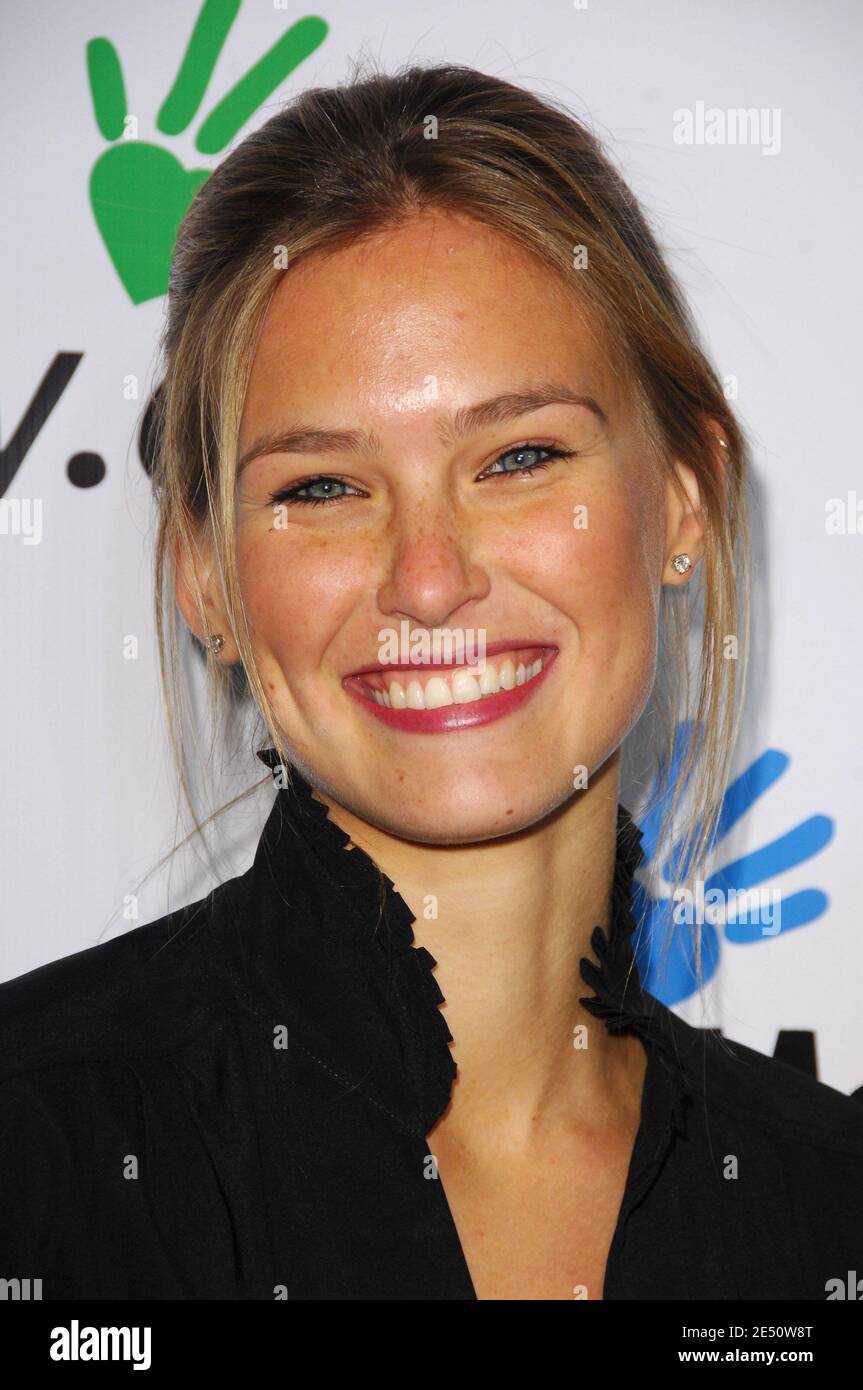 Model Bar Refaeli attends a benefit for the Somaly Mam Foundation at ...