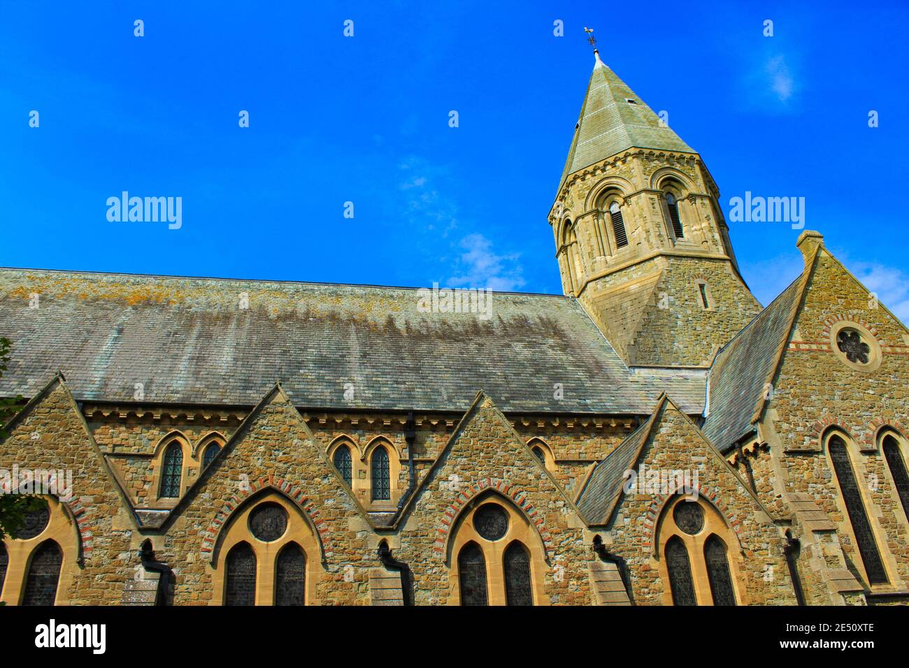 Holy Trinity Church building at Folkestone town,Kent,United Kingdom ...