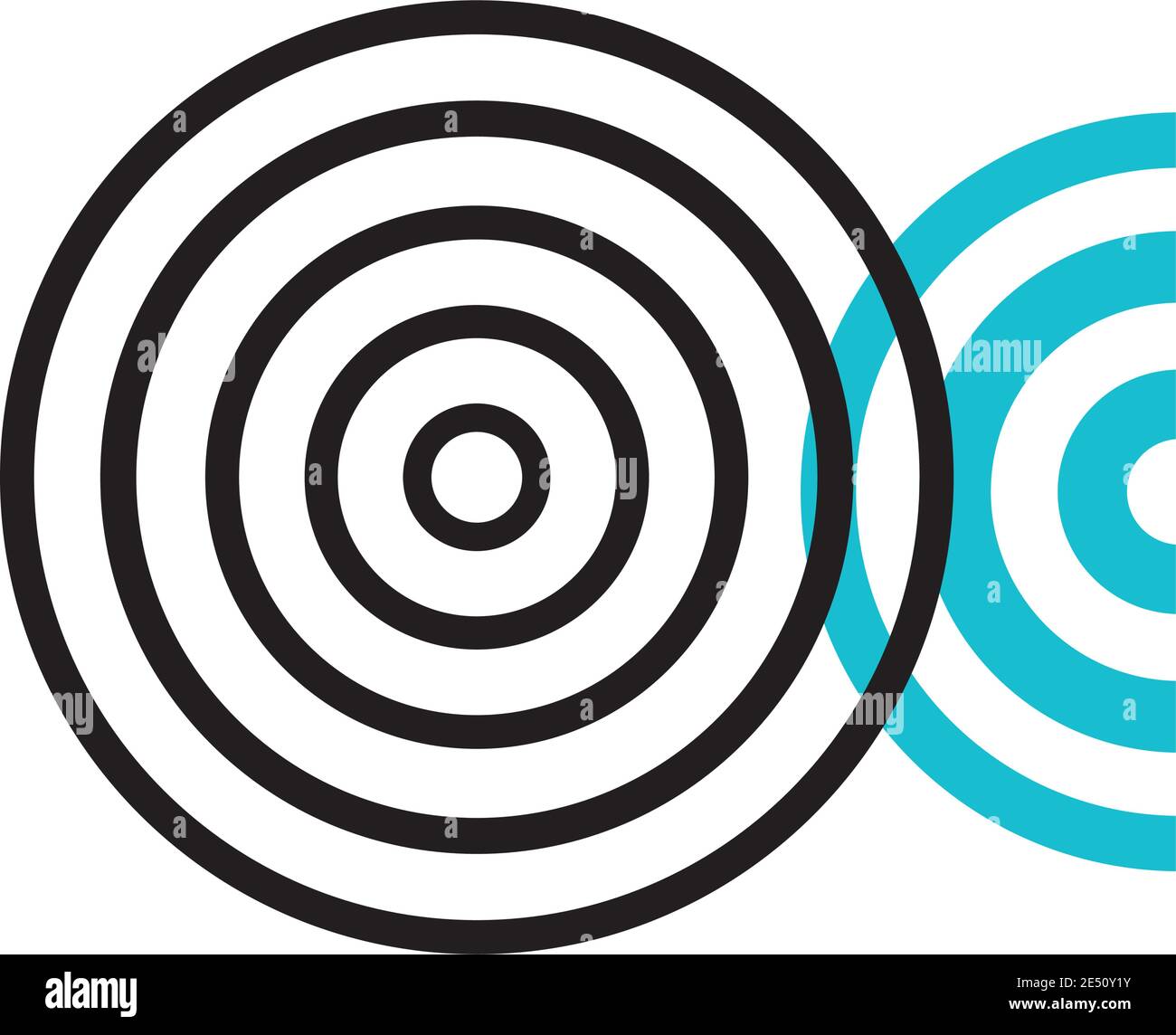 design of circular shapes over white background, colorful design ...