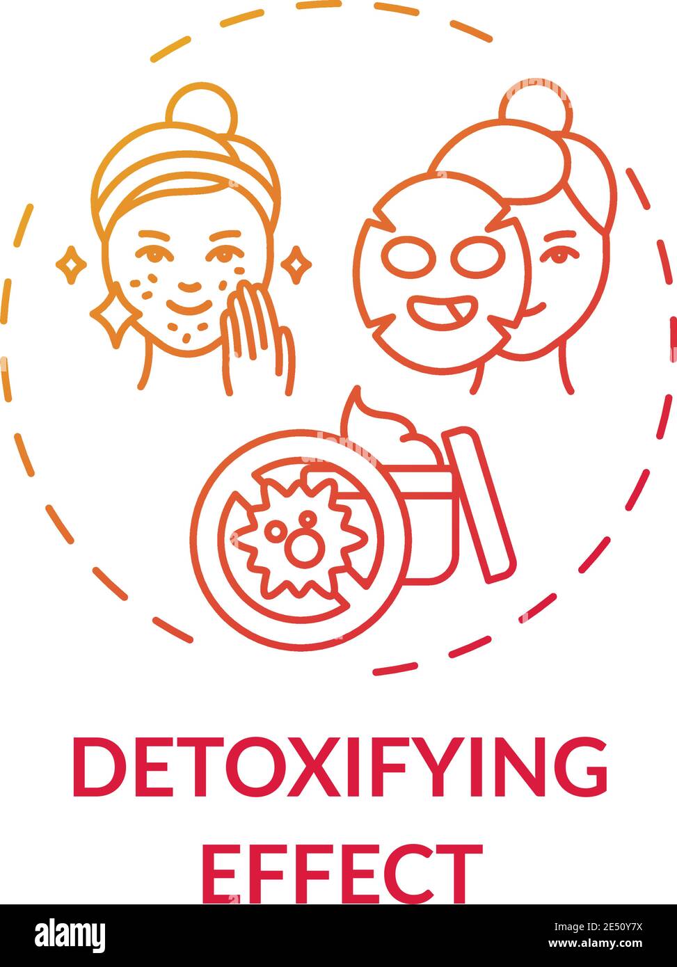 Detoxifying effect concept icon Stock Vector Image & Art - Alamy