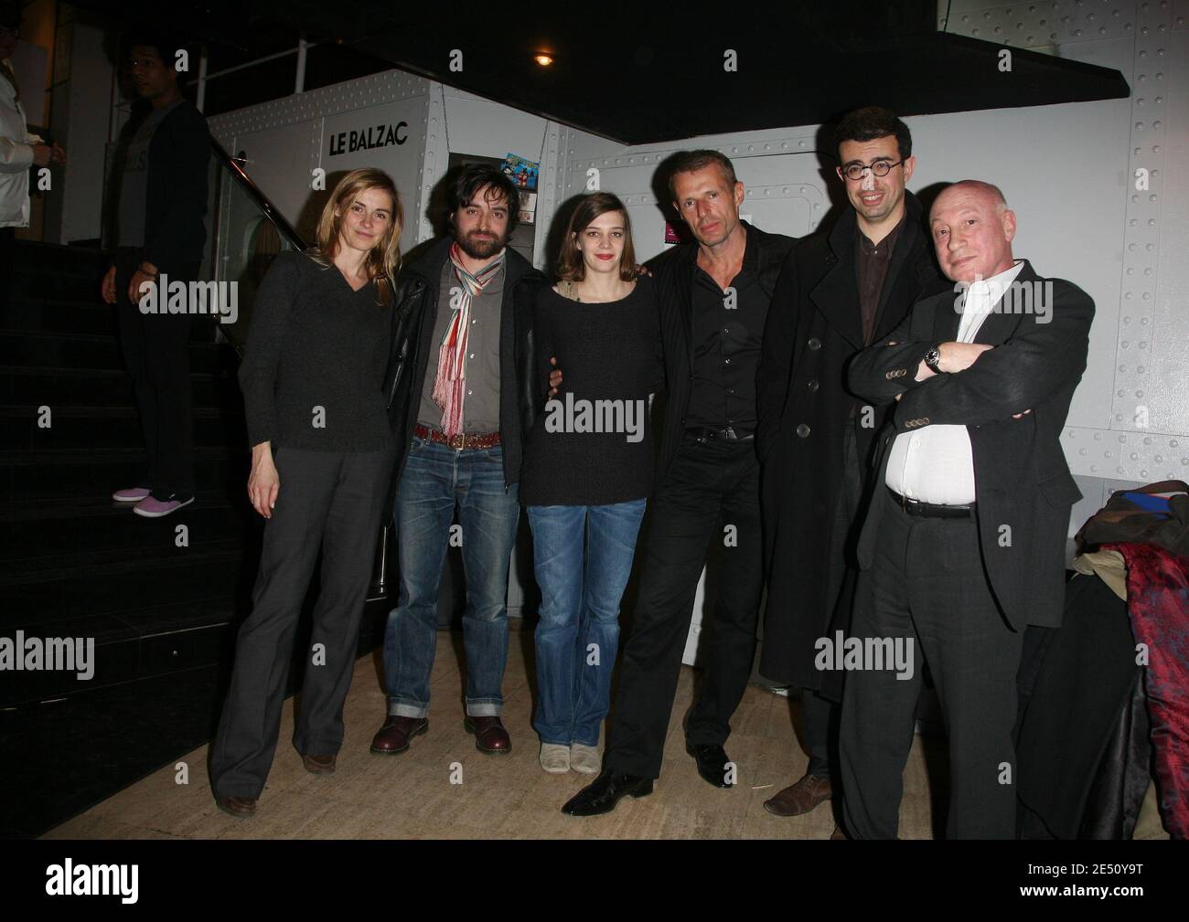 (Lto R) Anne Consigny, Mathieu Demy, Celine Sallette, Lambert Wilson ...