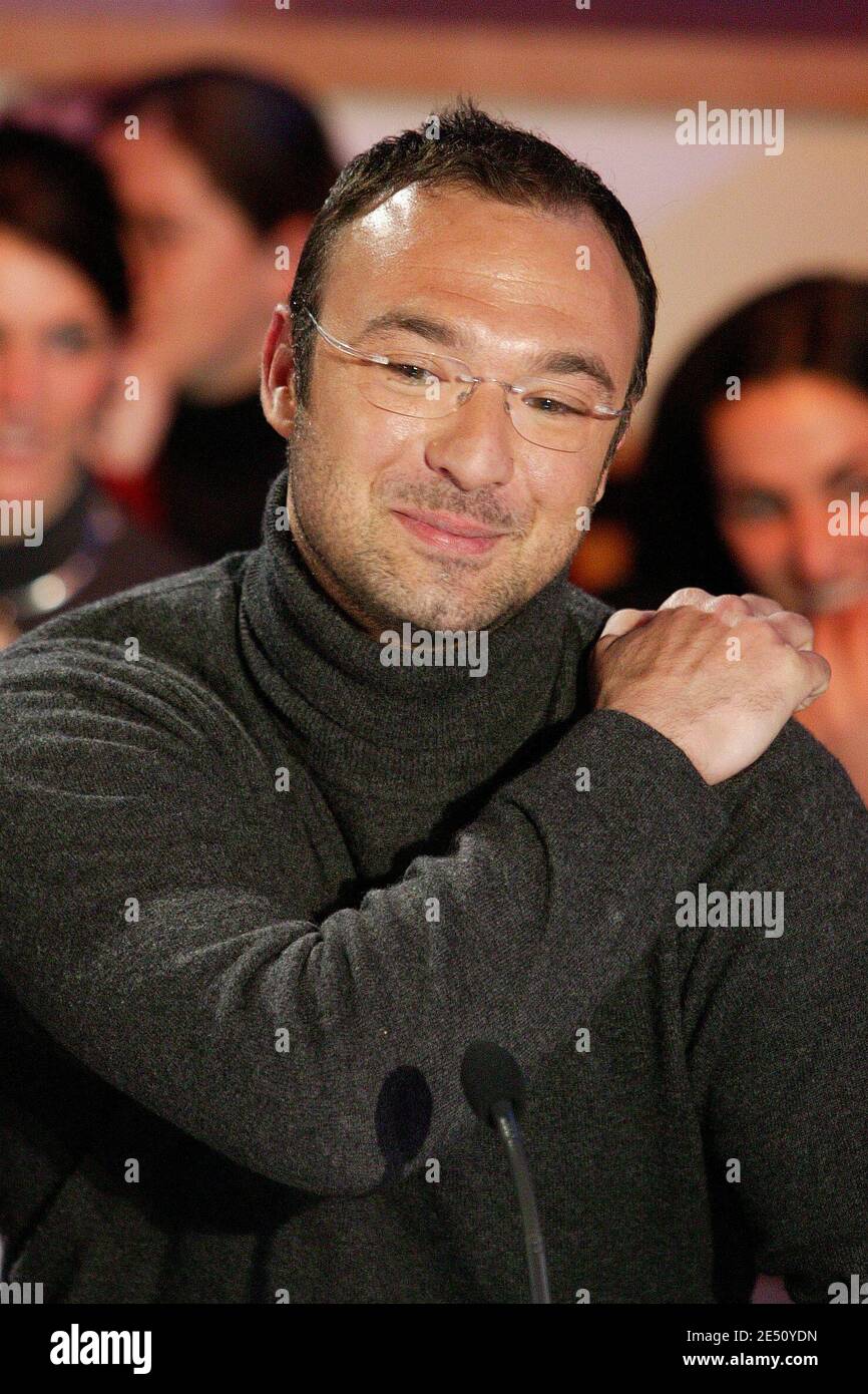 EXCLUSIVE - Alexandre Devoise attends the taping of a radio show in ...