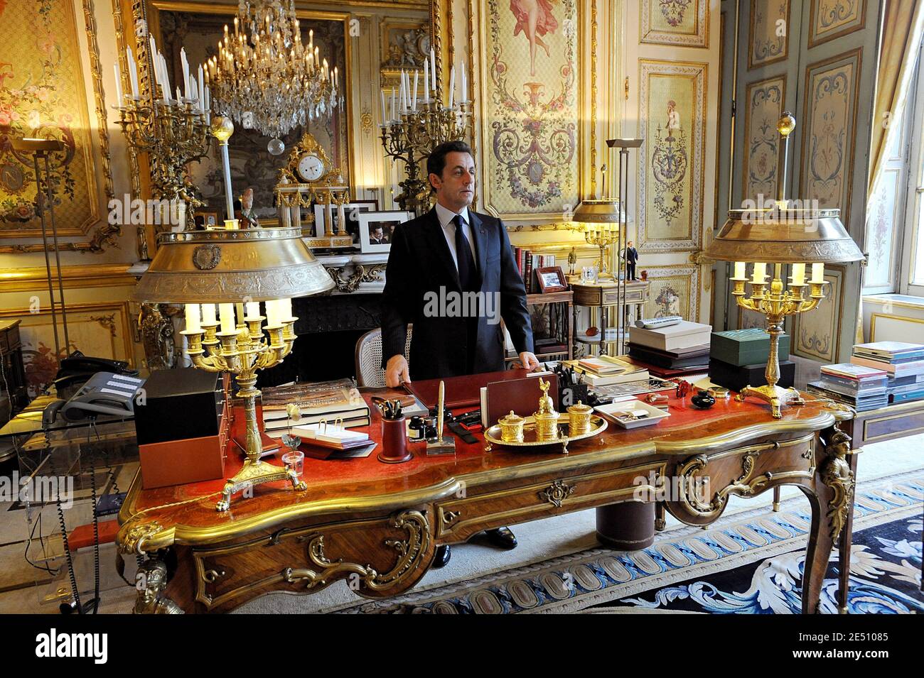 Elysee palace office hi-res stock photography and images - Alamy