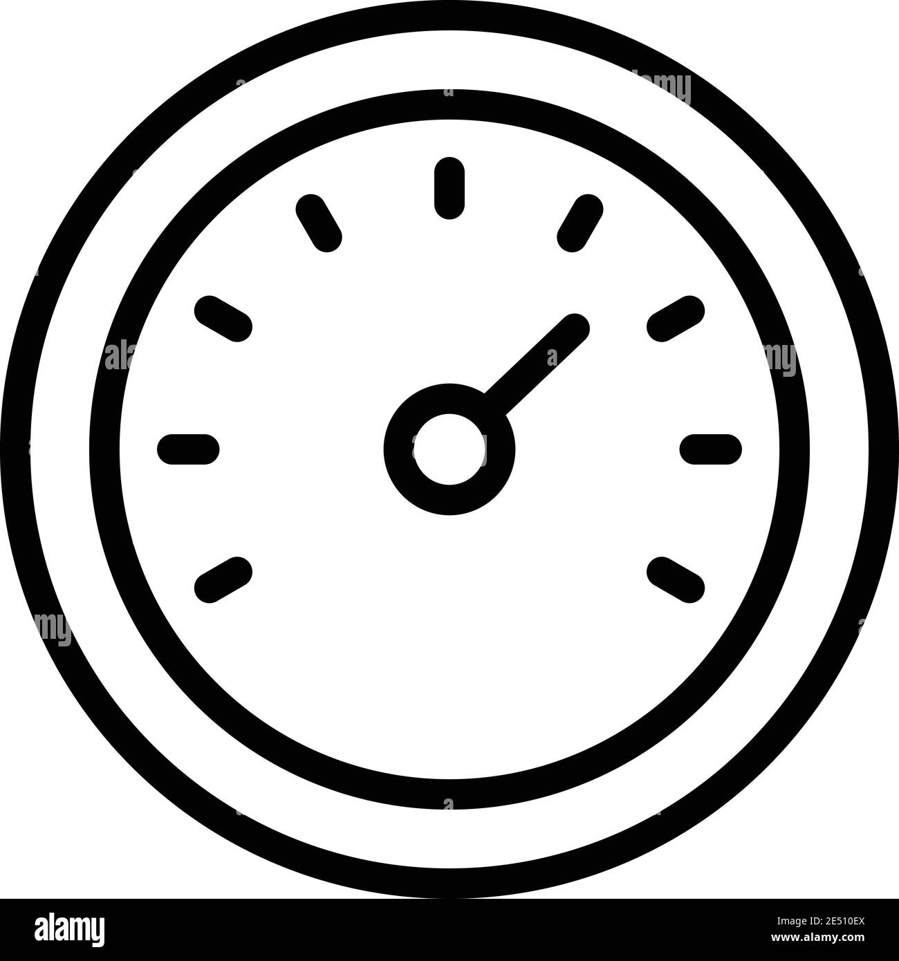 Tachometer car dashboard icon. Outline tachometer car dashboard vector ...