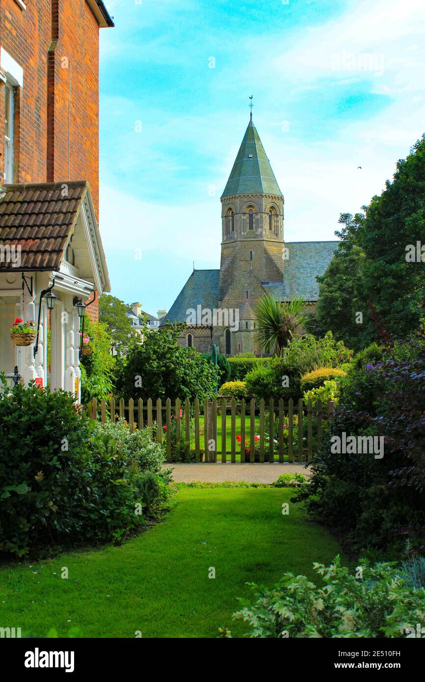 Holy Trinity Church building at Folkestone town,Kent,United Kingdom ...