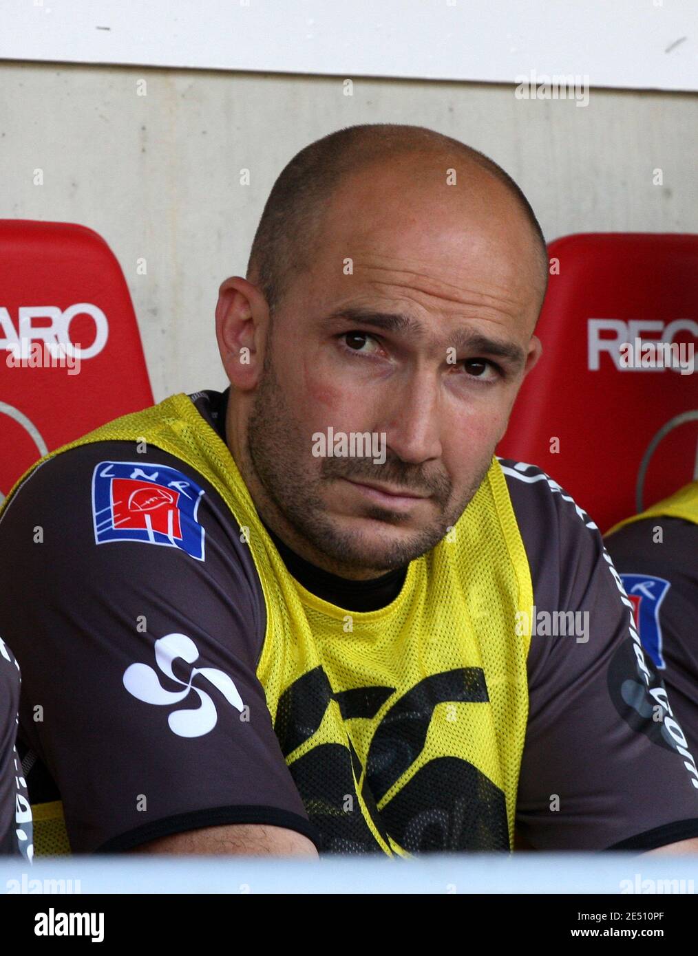 Bayonne's Richard Dourthe during the French Top 14 rugby union match ...