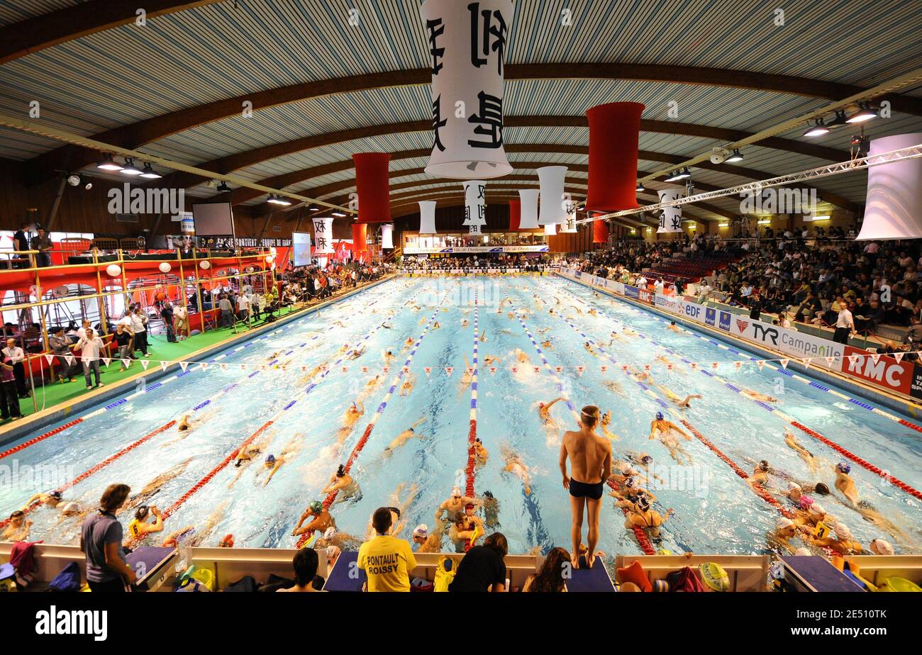 Atmosphere during the French Swimming Championships 2008 in Dunkerque ...