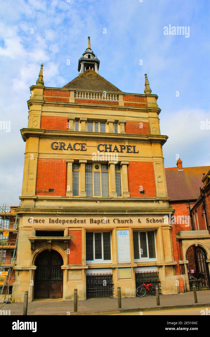 Grace Chapel-Baptist church in Folkestone town,Kent,United Kingdom ...