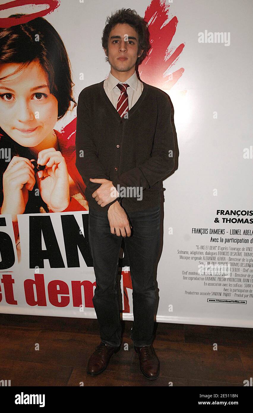 Benjamin Siksou attends the premiere of '15 ans Et Demi' at the ...