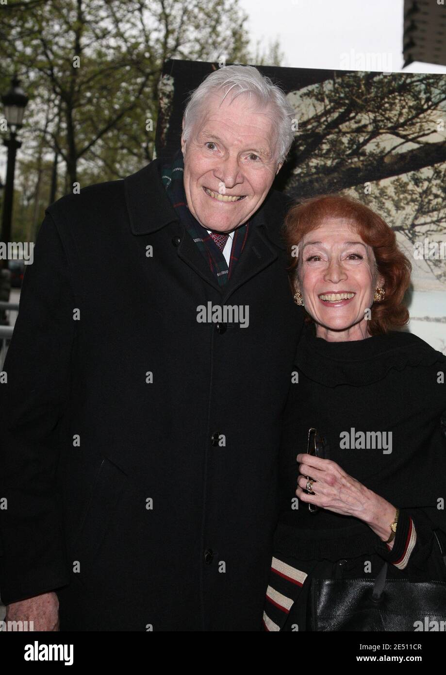 Professor Christian Cabrol and his wife attend the premiere of 2 Jours ...