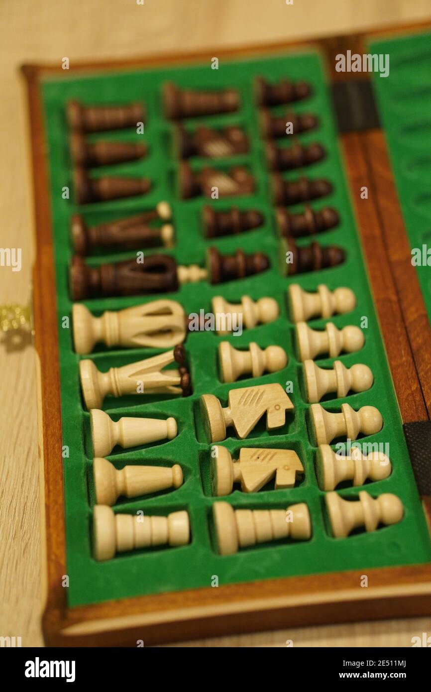 Chess piece in case hi-res stock photography and images - Alamy