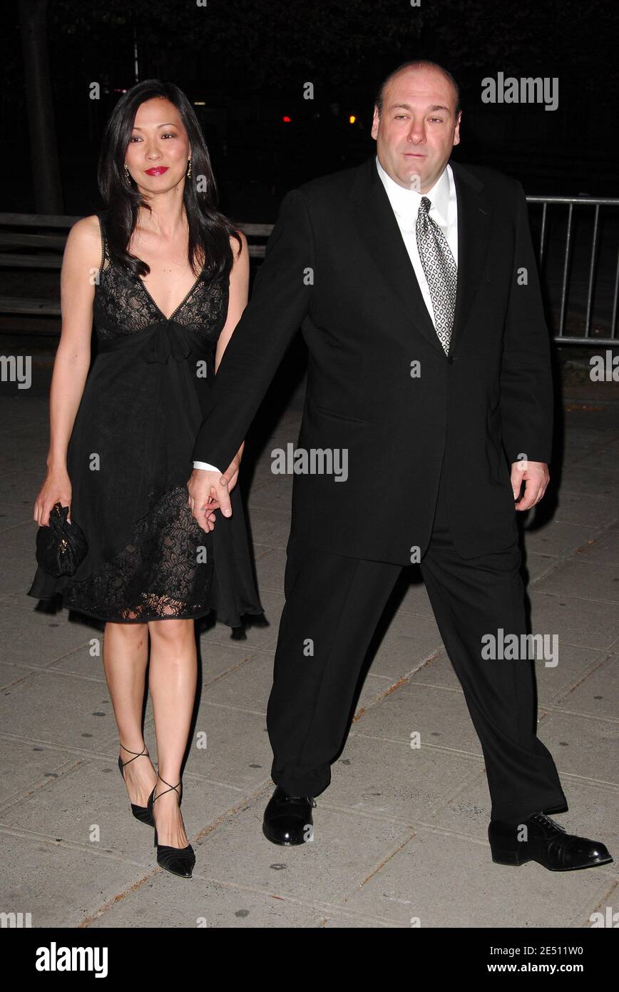 James Gandolfini and fiancee Deborah Lin arriving for the 7th Annual ...
