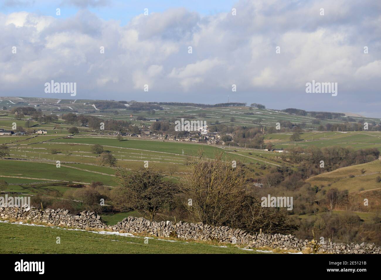 Village of Tideswell in the Peak District National Park Stock Photo - Alamy