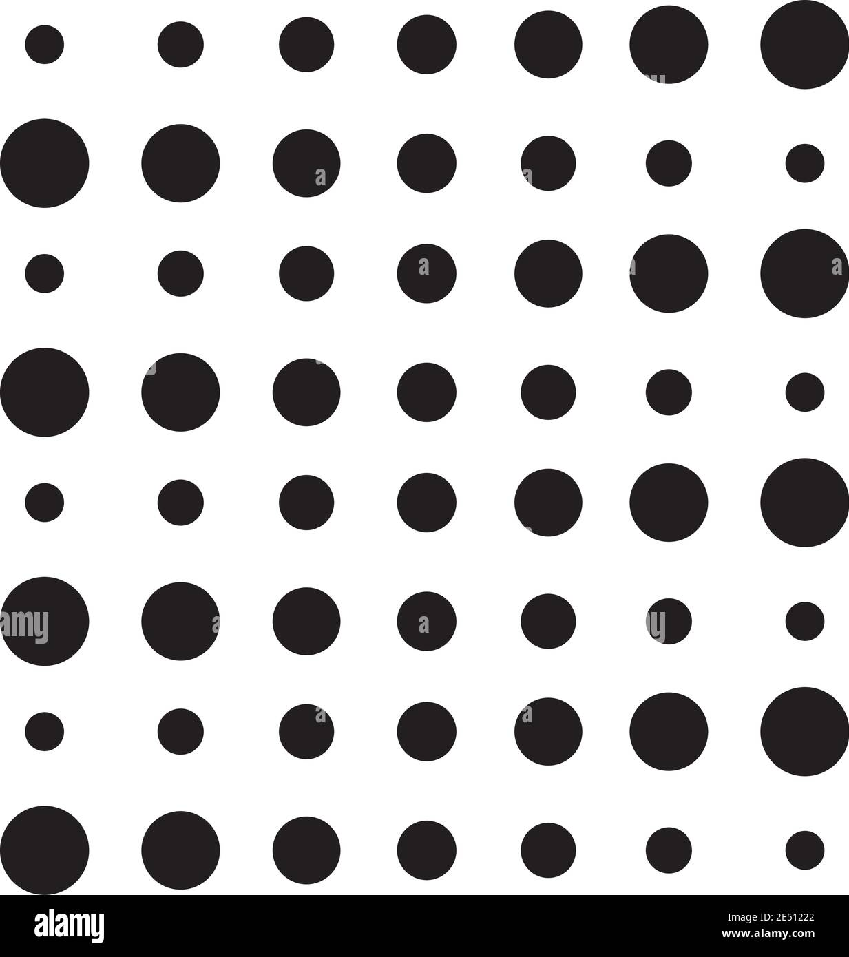 seamless polka dots design over white background, vector illustration ...