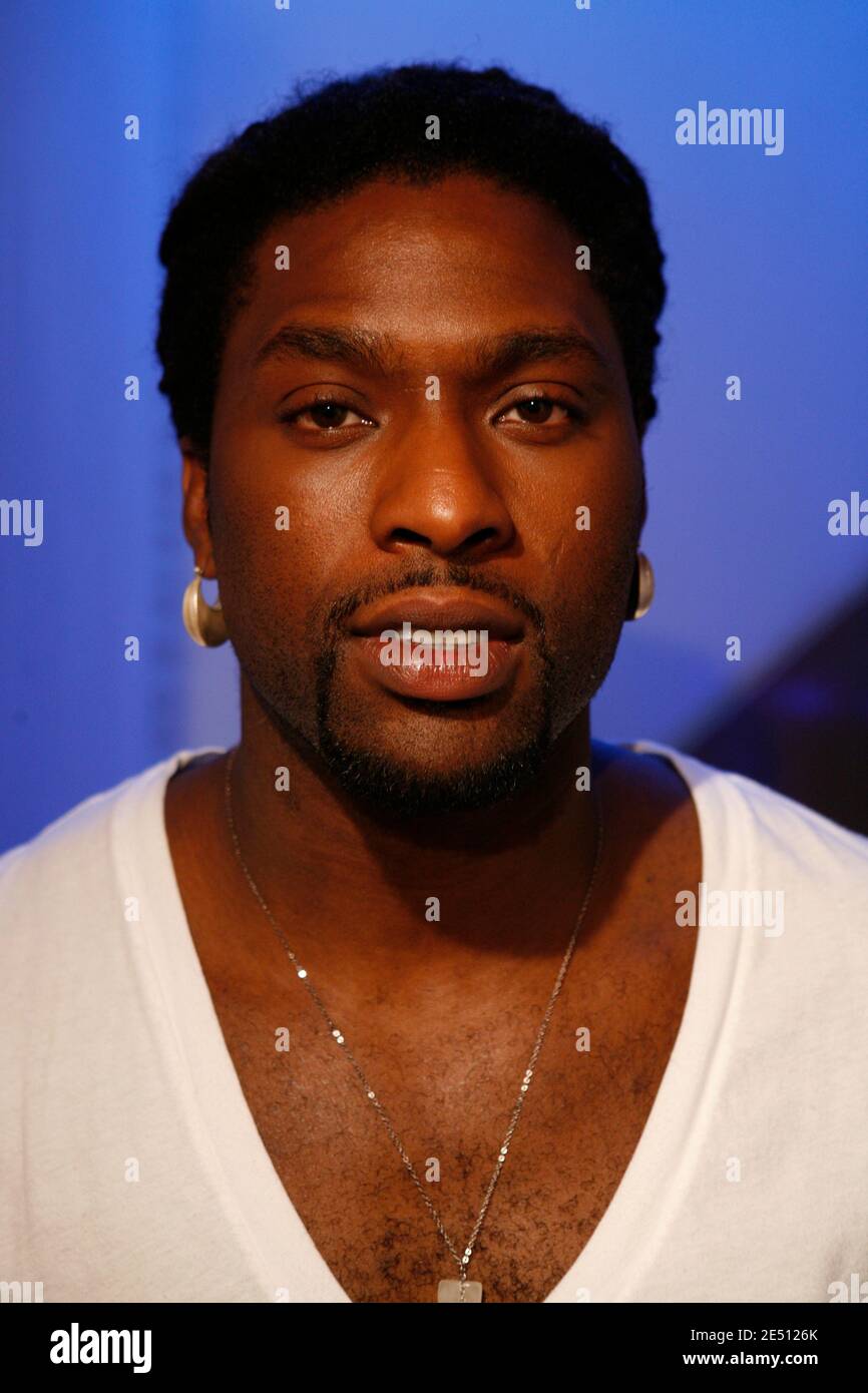 EXCLUSIVE - Gage attends the taping of a radio show in Paris, France on ...