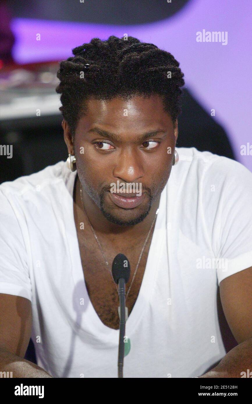 EXCLUSIVE - Gage attends the taping of a radio show in Paris, France on ...