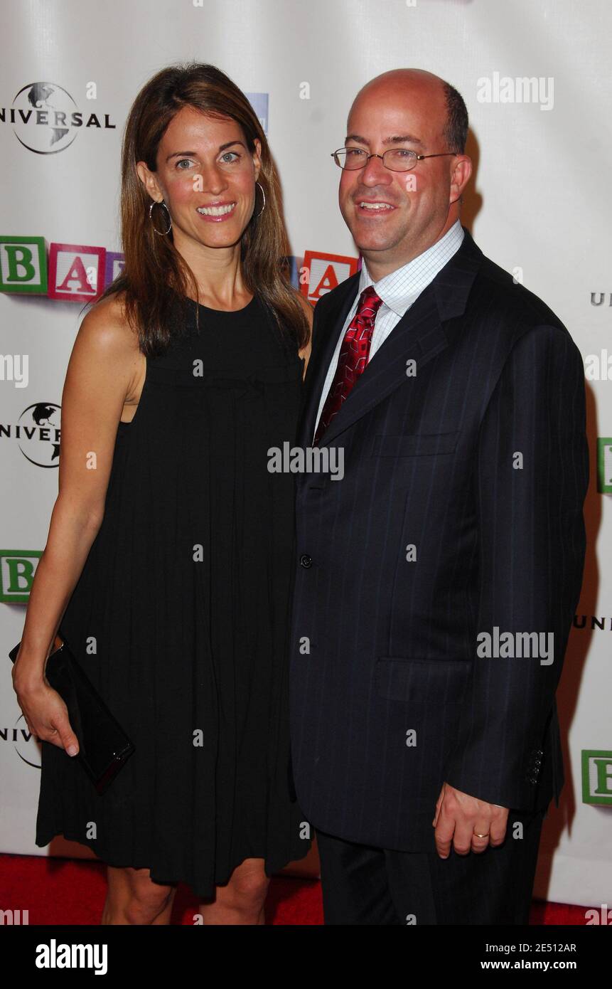 President & CEO of NBC Universal Jeff Zucker and guest arriving for the ...