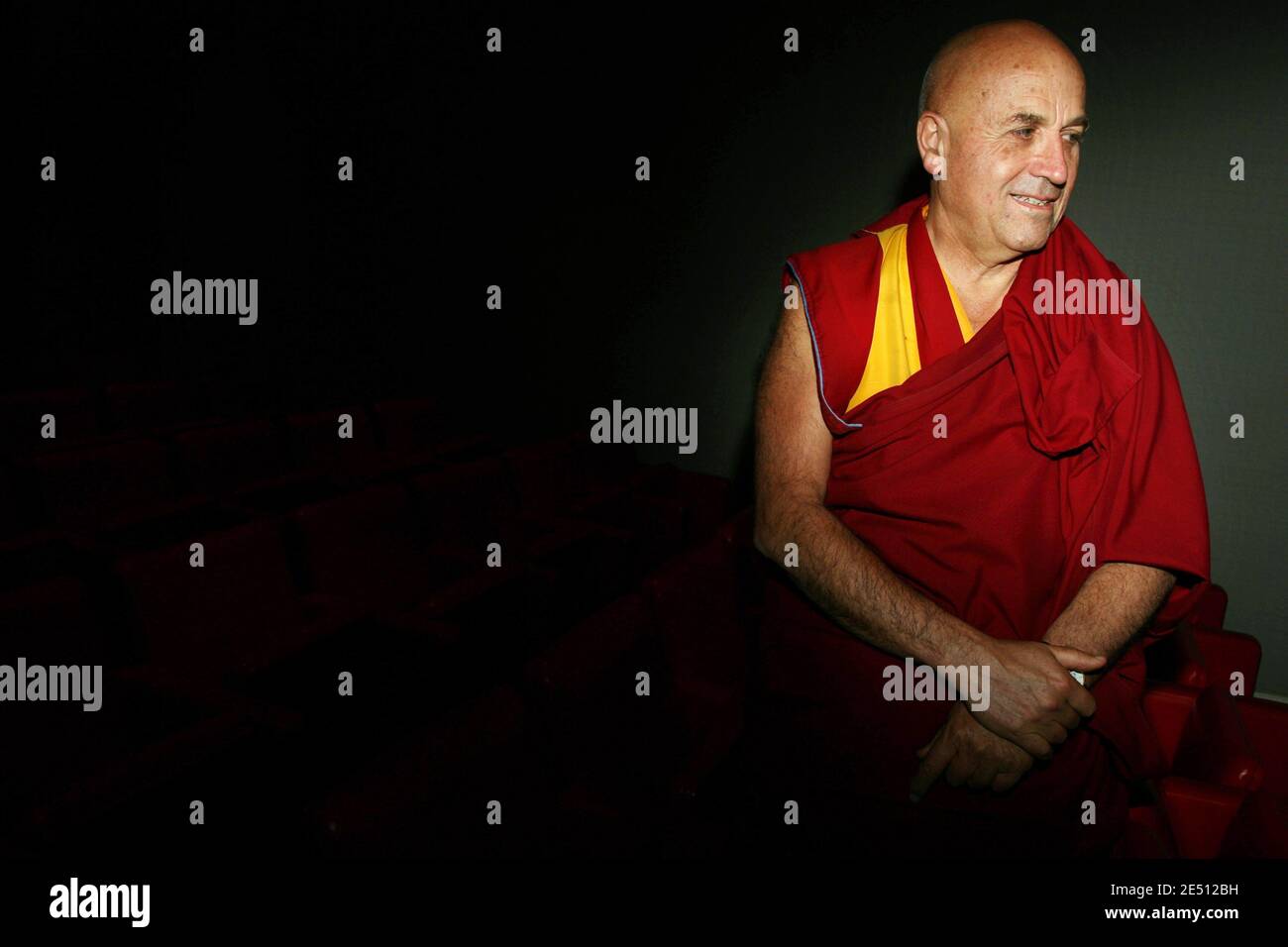 Dalai Lama's French translator and Buddhist monk Matthieu Ricard poses ...