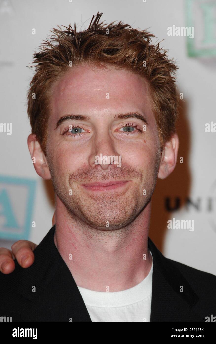 Actor Seth Green arriving for the 'Baby Mama' premiere at the Ziegfeld ...