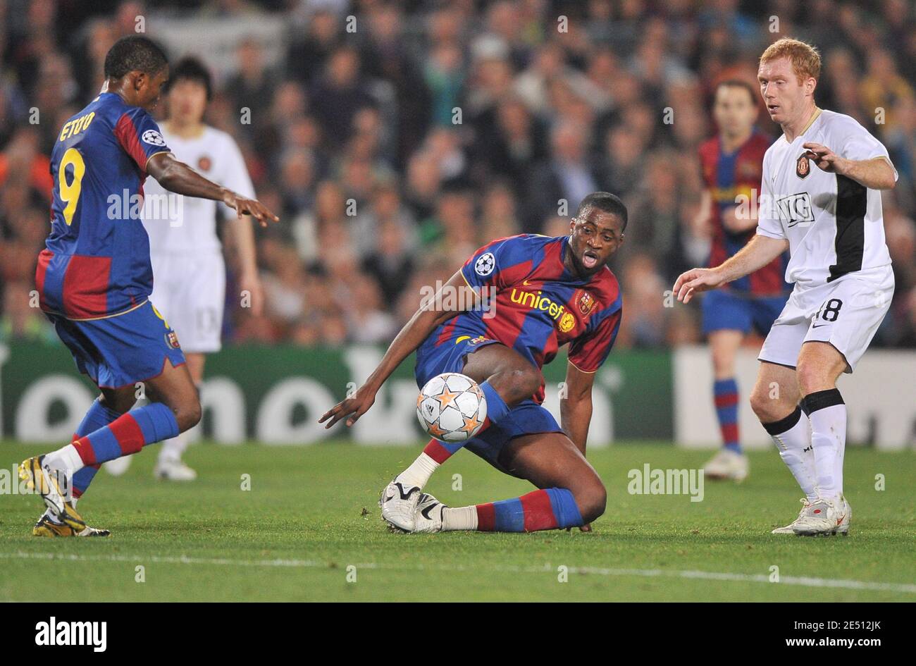 Yaya touré fc barcelona during hi-res stock photography and images - Alamy