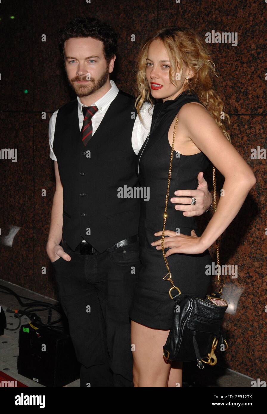 Danny Masterson and Bijou Phillips arriving for the 2008 NME Awards ...