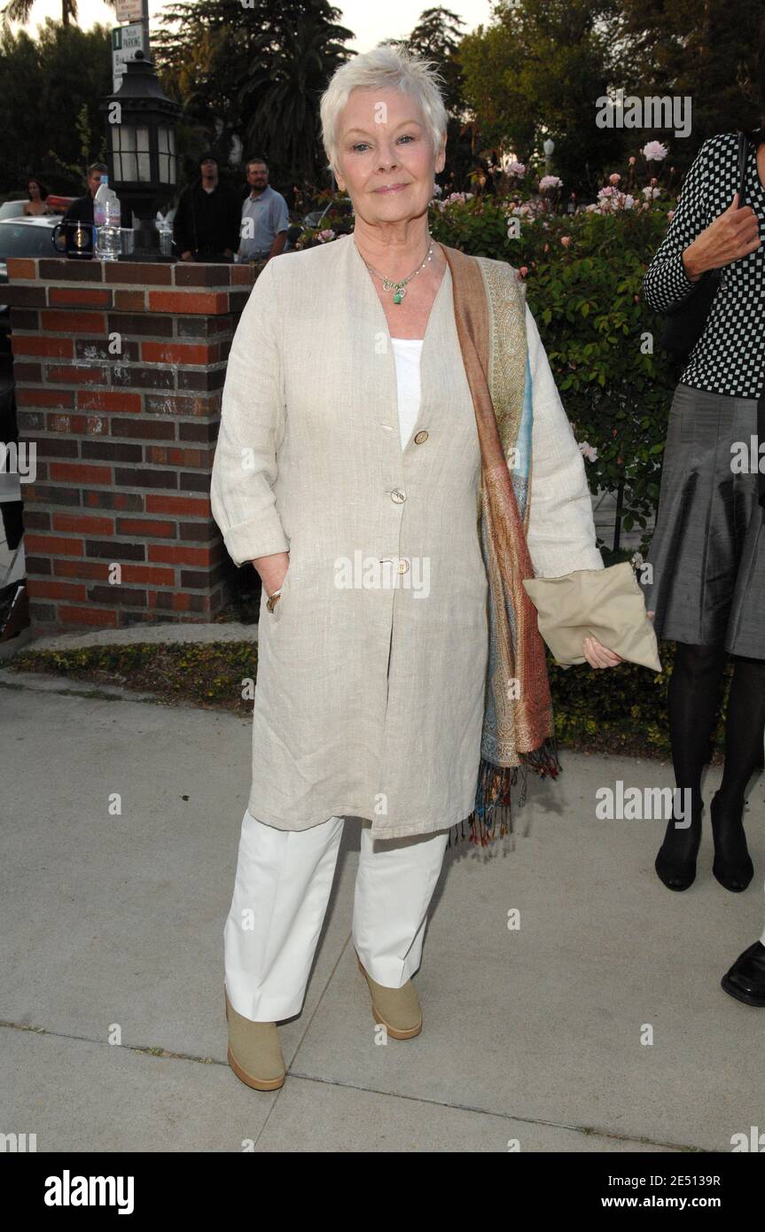 Dame Judi Dench arrives at the Britweek launch party held at the ...