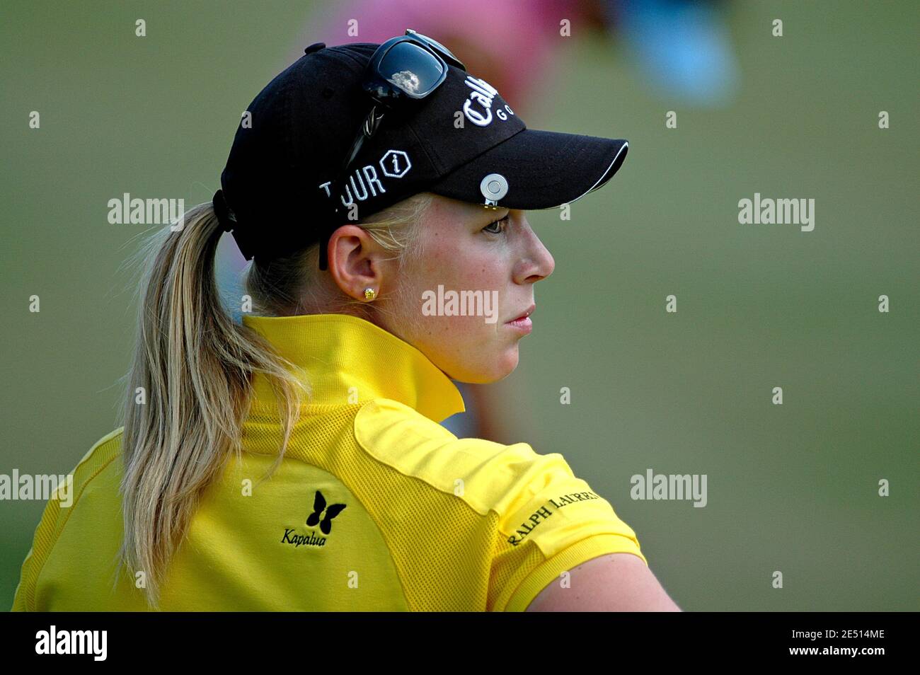 Morgan Pressel in action at the LPGA Stanford International Pro Am ...