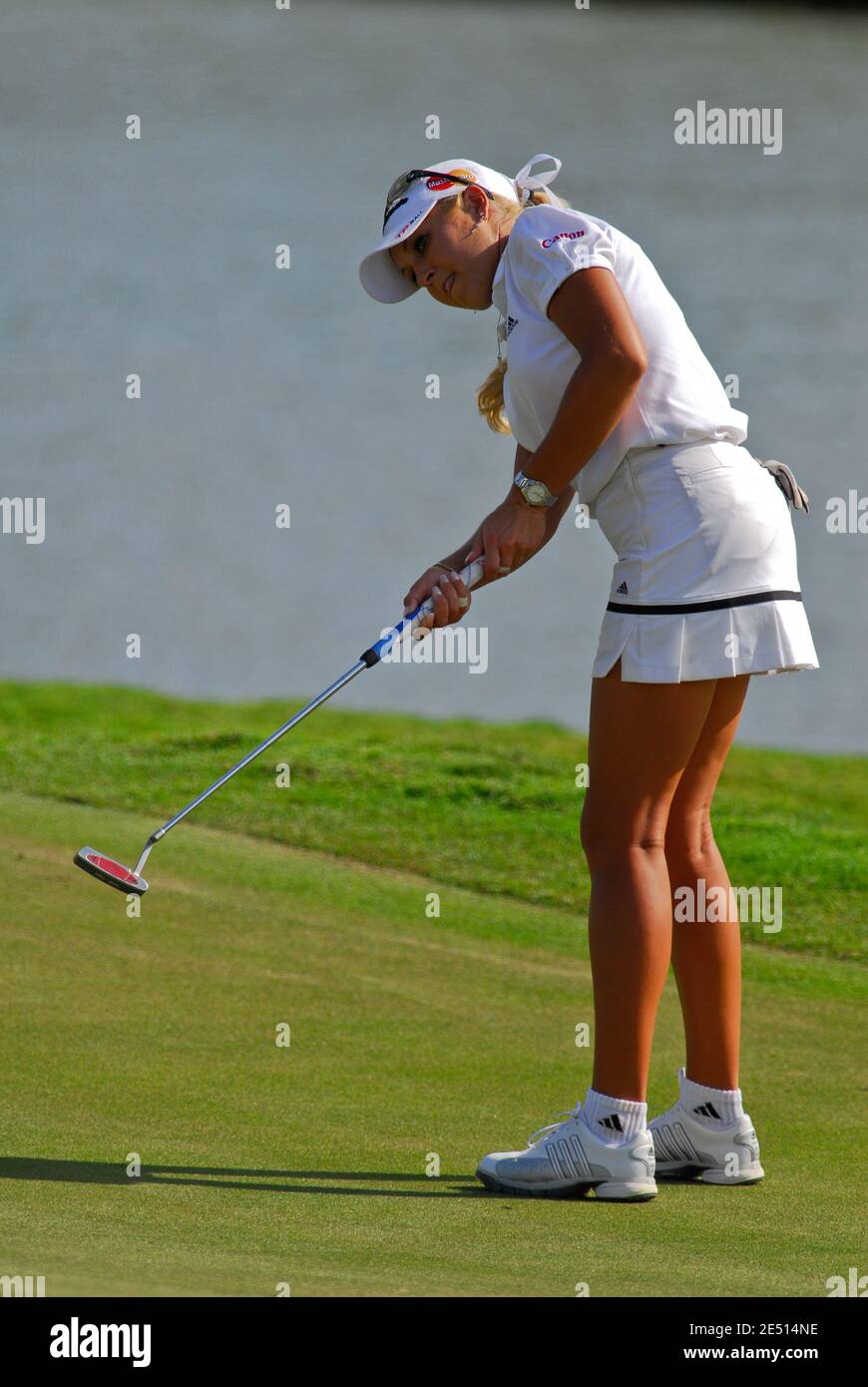 Natalie Gulbis in action at the LPGA Stanford International Pro Am ...