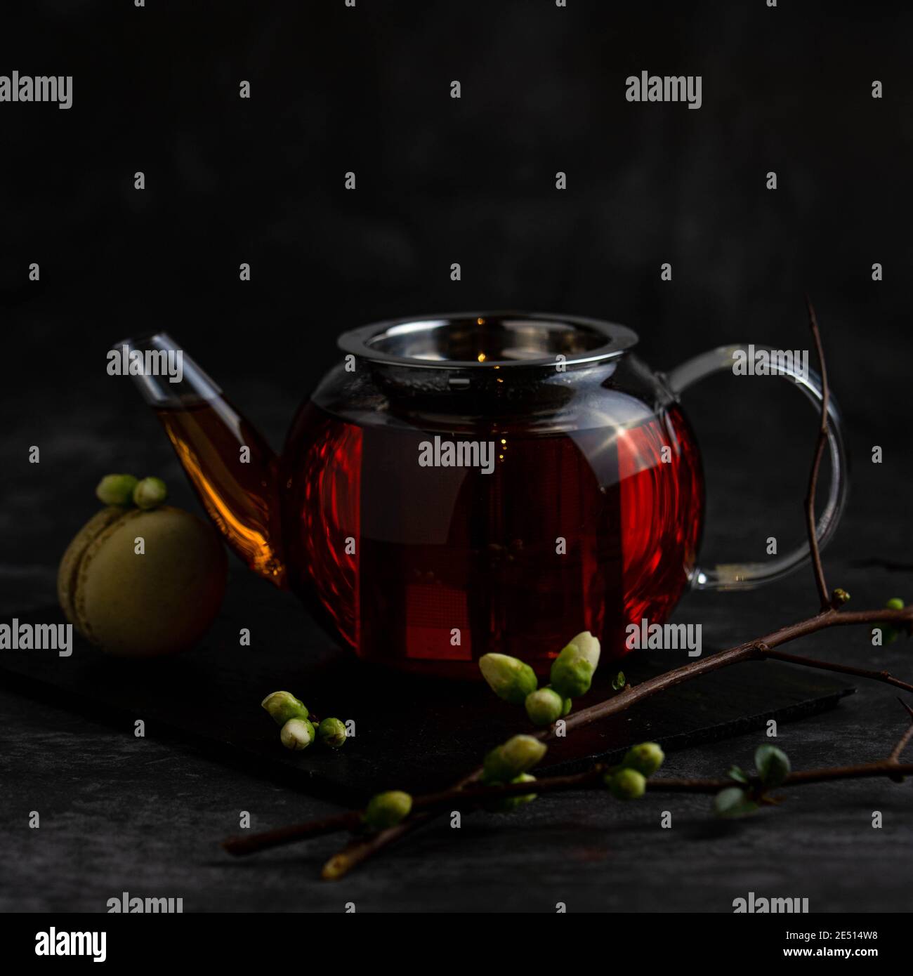 Cup spring aroma flavored tea hi-res stock photography and images - Alamy