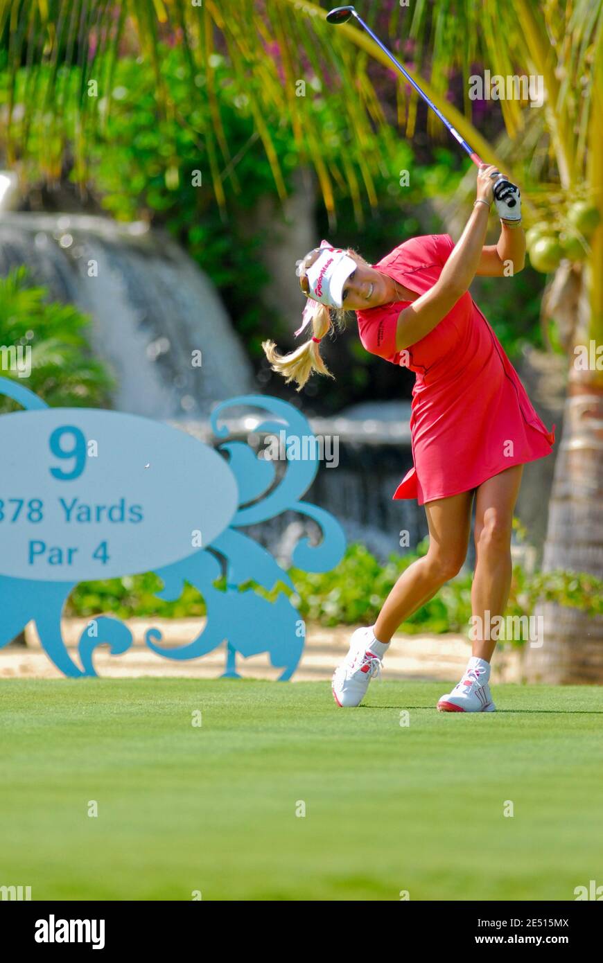 Natalie Gulbis in action at the LPGA Stanford International Pro Am at ...