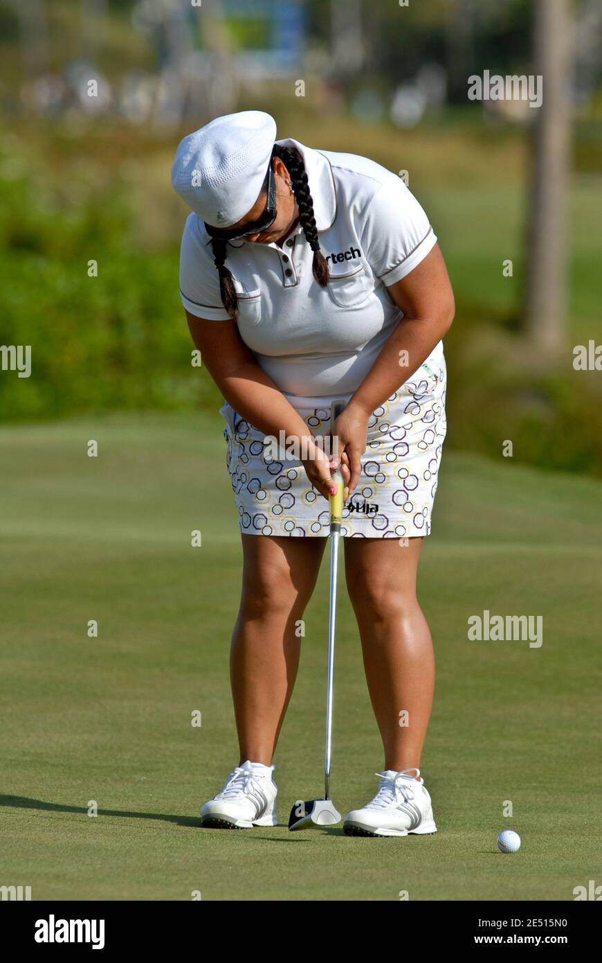 Christina Kim in action at the LPGA Stanford International Pro Am at ...