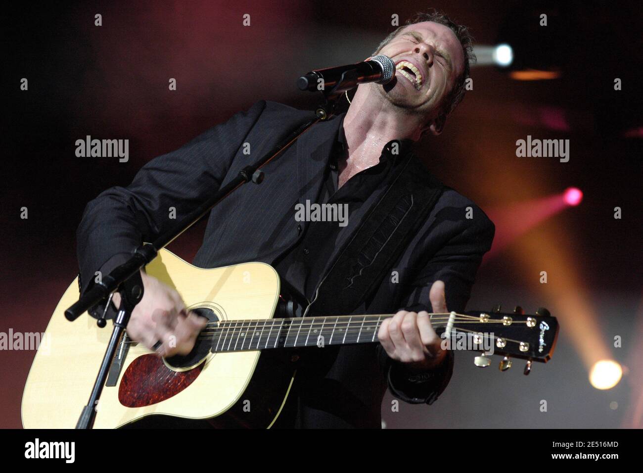 Canadian singer Garou performs live on stage during the 'Chorus' music ...