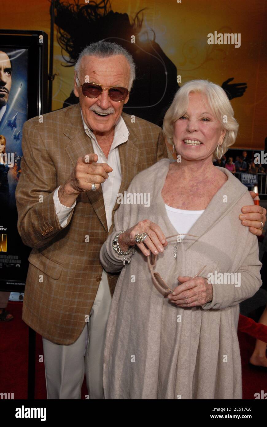 Stan Lee attends the premiere of Paramount Pictures 'Iron Man' at the ...