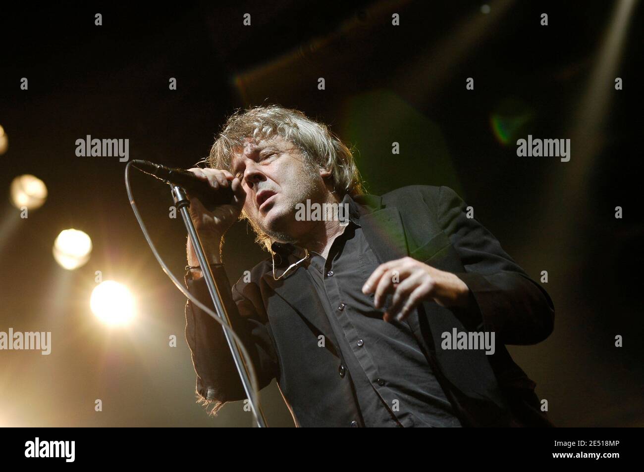 Belgian singer Arno performs live on stage during 7th edition of ...